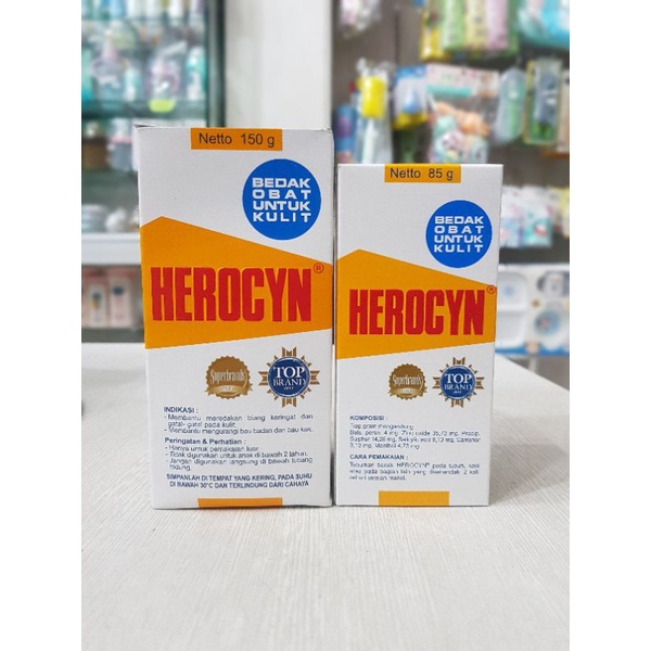Jual Herocyn 150gr & 85gr / Bedak Herocyn Dewasa / Bedak Gatal-gatal ...