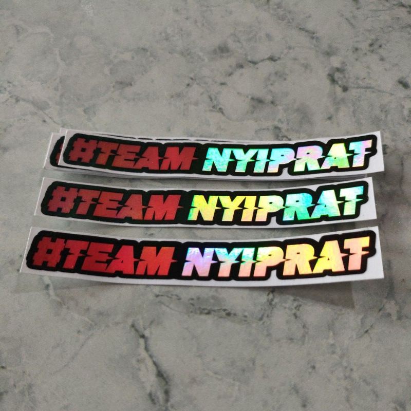 Jual STICKER TEAM NYIPRAT | Shopee Indonesia