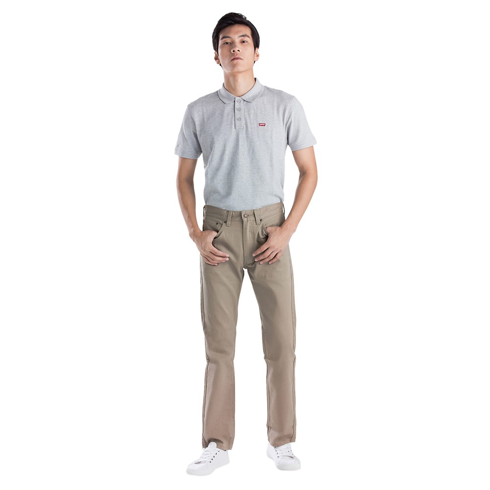 Jual Levi's 505 Regular Fit Timberwolf Sat Slub Wt (00505-0718 ...