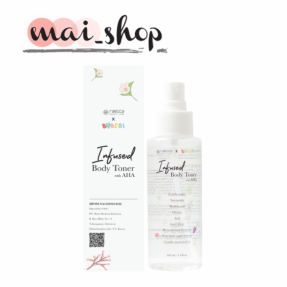 Jual RAECCA Infused Body Toner with AHA (toner badan) | Shopee Indonesia