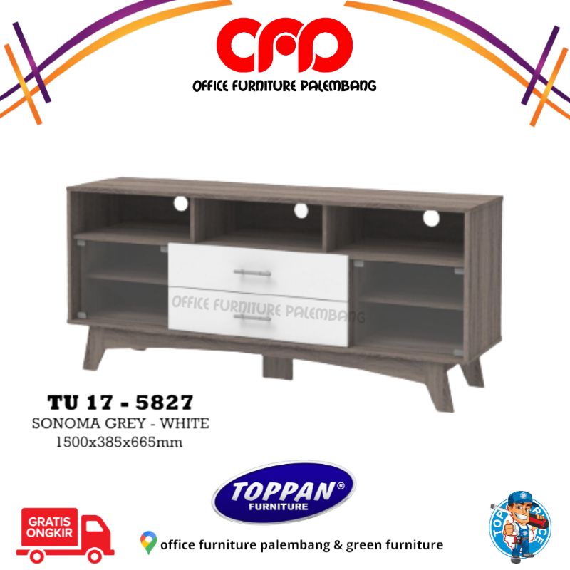 Jual rak tv toppan TU 17-5827 meja tv minimalis buffet tv credenza | Shopee Indonesia