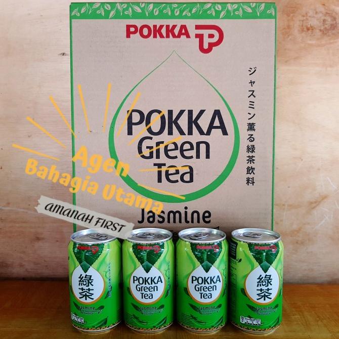 Jual Pokka Green Tea Jasmine Kaleng 300mL Box (1Box=24can) | Shopee ...