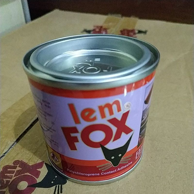 Jual Lem Fox Kaleng 70cc/lem serbaguna/lem fox kuning kaleng 70 gr/fox kaleng kecil/lem aibon ...