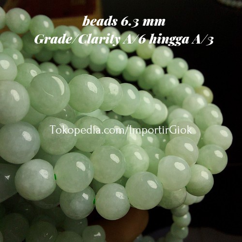 Jual kalung giok asli burma hijau putih batu natural asli sertifikat ...