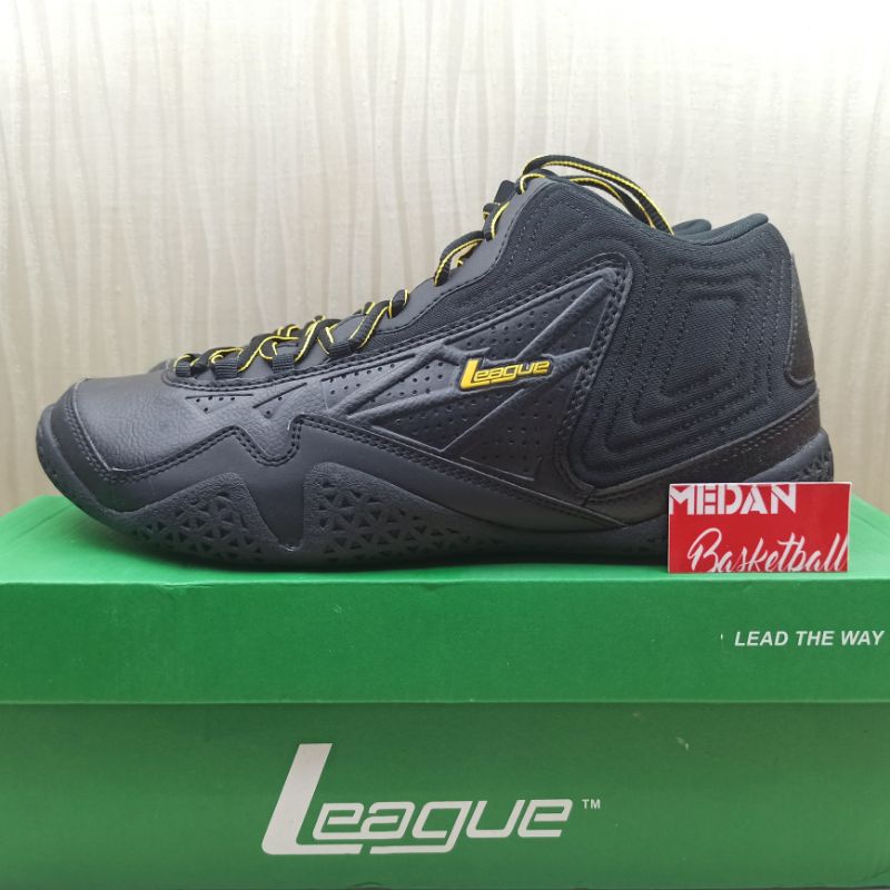 Jual Sepatu Basket League Levitate Black | Shopee Indonesia
