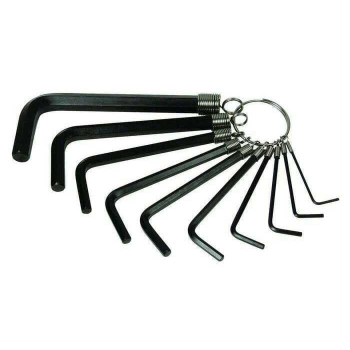 Jual Kunci L Set Hex Key Ring 1 2 3 4 5 6 7 8 9 10 mm 10in1 Tools ...