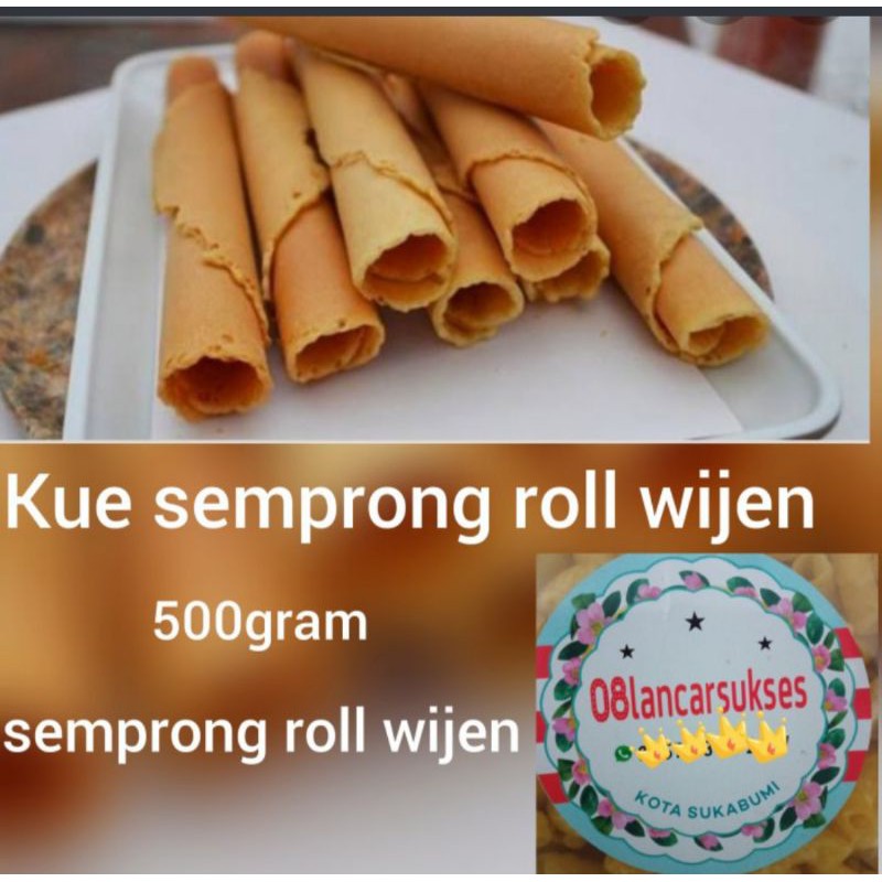 Jual kue semprong roll wijen 500gram | Shopee Indonesia