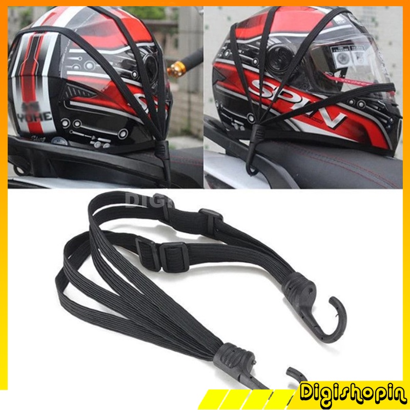 Jual Tali Motor 60 cm Dengan 2 Hook Pengait / Tali Helm / Tali Touring ...