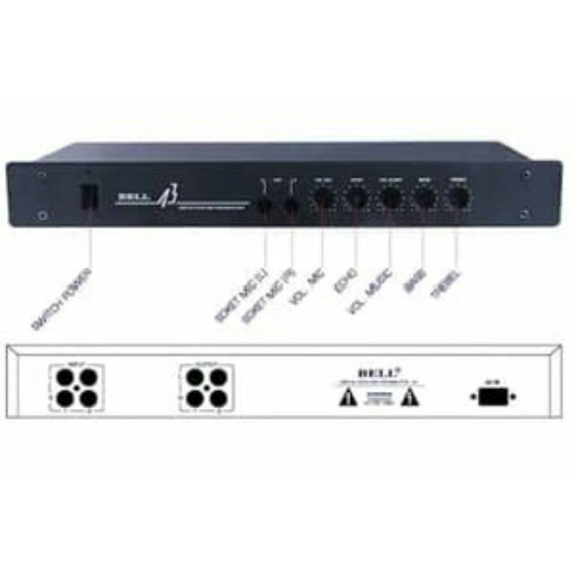 Jual BOX BELL A3 TONE CONTROL PLUS ECHO | Shopee Indonesia