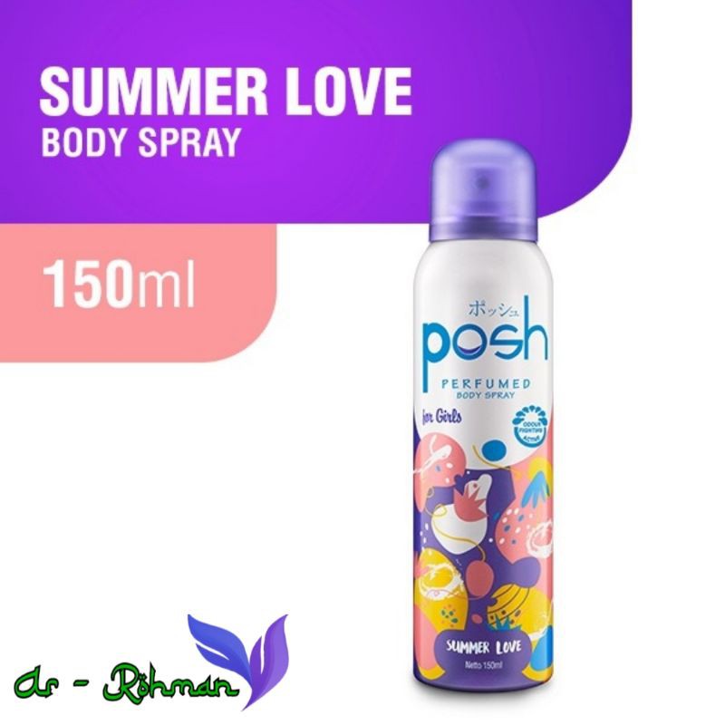 Jual Posh Spray Cologne Summer Love Botol 150Ml (Bisa COD) | Shopee ...