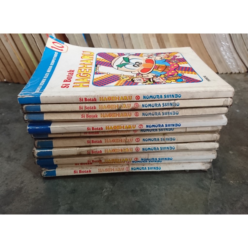 Jual Komik Si botak hagemaru 1-10 tamat set 3 | Shopee Indonesia