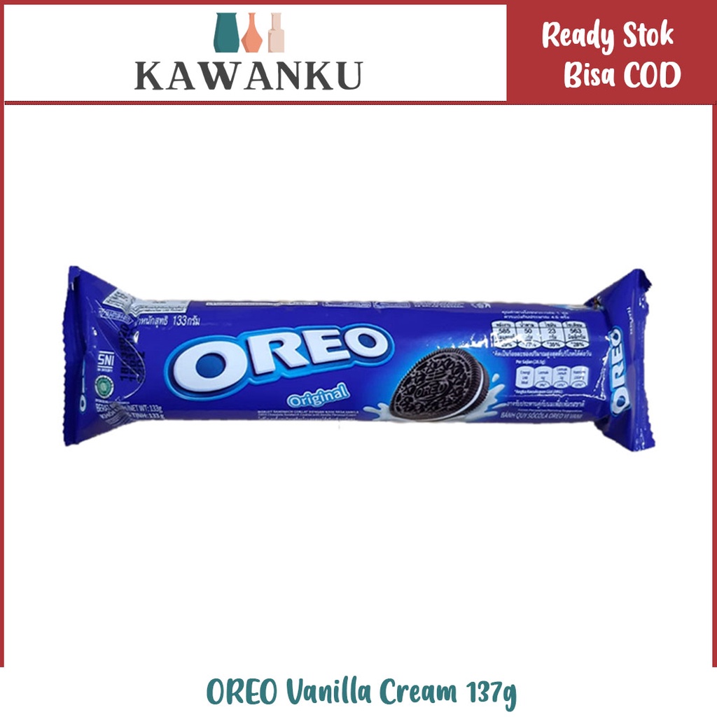 Jual OREO Vanilla Cream 137g | Shopee Indonesia