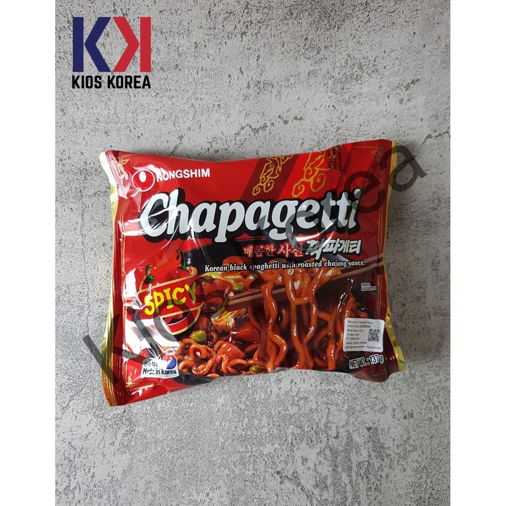 Jual Nongshim Spicy Chapaghetti 137gr - Jjajangmyeon Ramyeon Ramyun ...