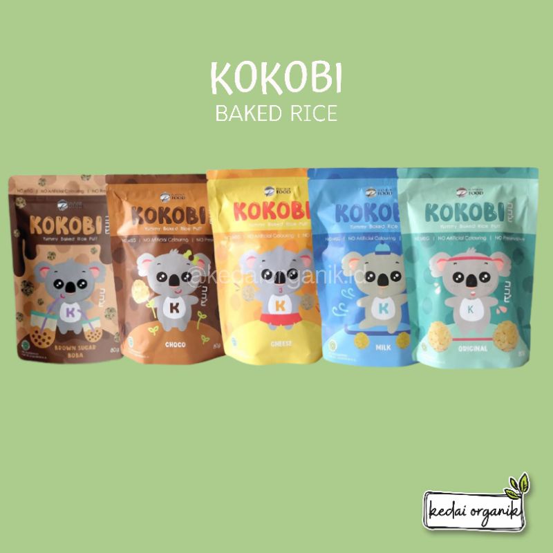Jual Kokobi Yummy Baked Rice Puff Original/ Cheese/ Choco/ Milk ...
