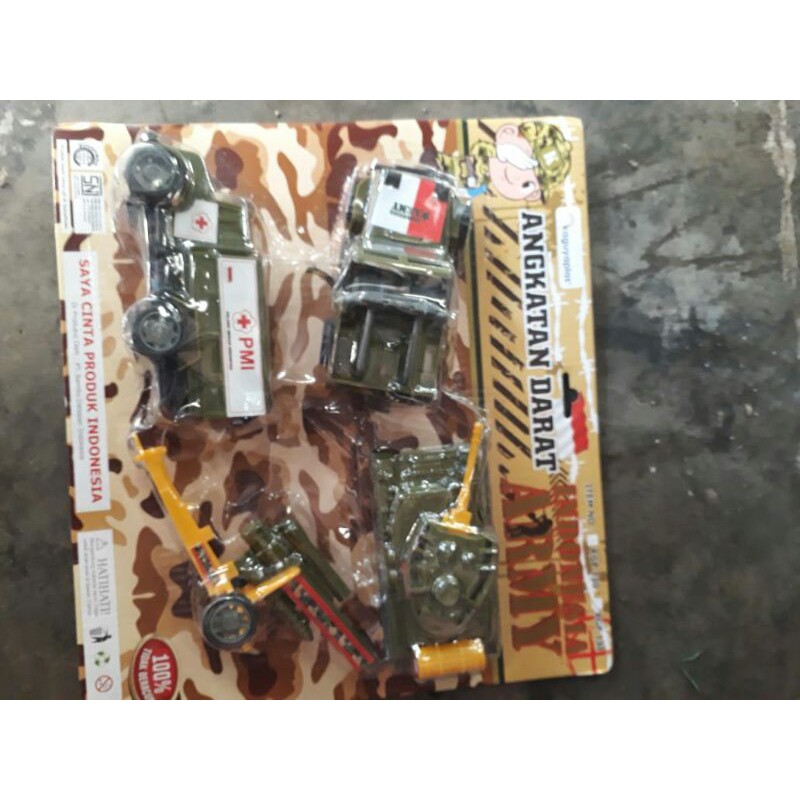 Jual mobil tentara isi 4 full bacn | Shopee Indonesia