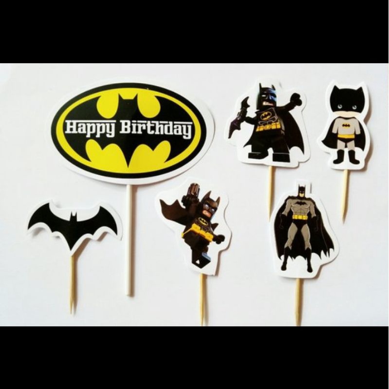 Jual cake topper birthday karakter batman | Shopee Indonesia