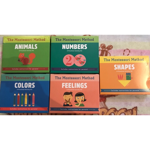 Jual The Montessori Method Animal / Colors / Number / Feelings / Shapes ...