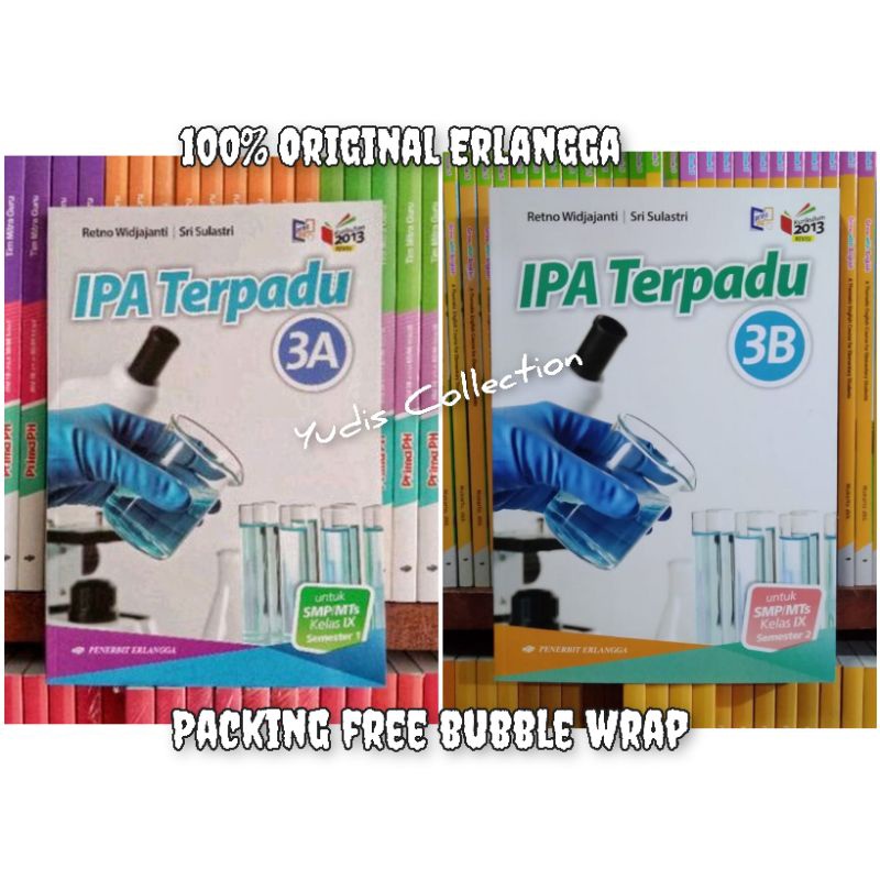 Jual IPA TERPADU 3A & 3B SMP/MTs kelas 9 Kurikulum 2013 revisi ERLANGGA ...