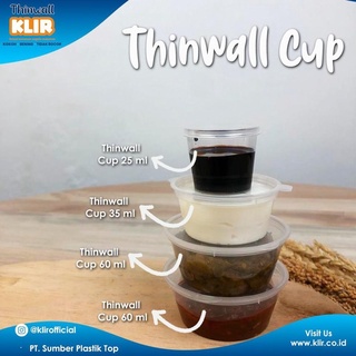 Jual [ISI 50 PC] CUP SAUS 25ML CUP SAUS 35ML CUP SAOS 60ML WADAH ...