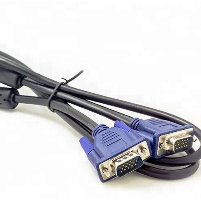 Jual Kabel VGA 1.5m Male To Male VGA Standar 1.5 meter Kabel Monitor PC | Shopee Indonesia