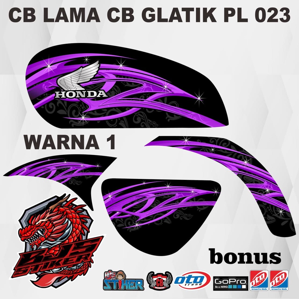 Jual Striping cb - Stiker Decal CB 100 CB LAMA CB GLATIK CB LAWAS PL ...