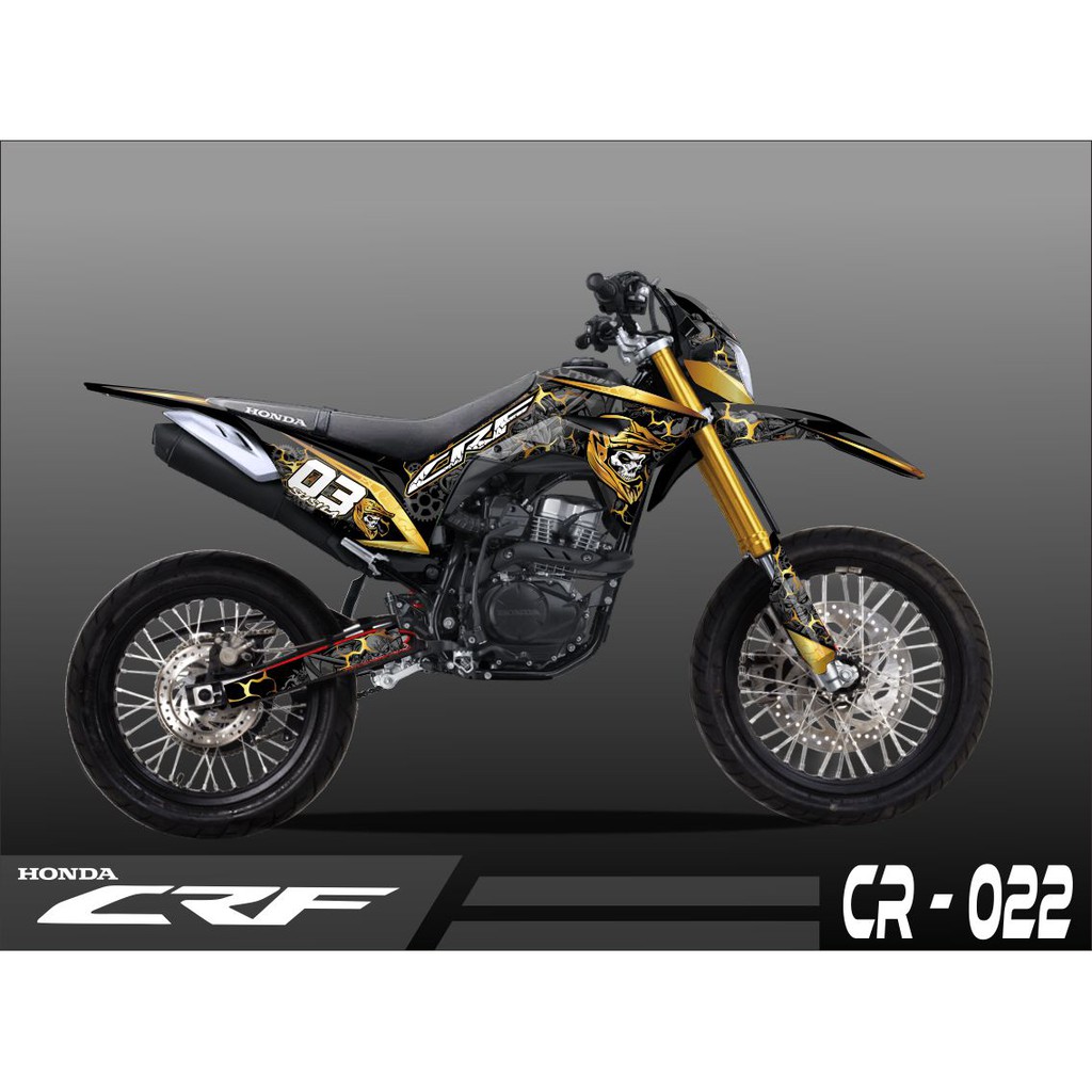Jual stiker decal full body honda CRF 150 Custom CR 022 | Shopee Indonesia