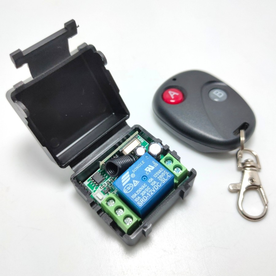 Jual Relay Remote Control RF Module 433Mhz 315Mhz 12V Programmable ...
