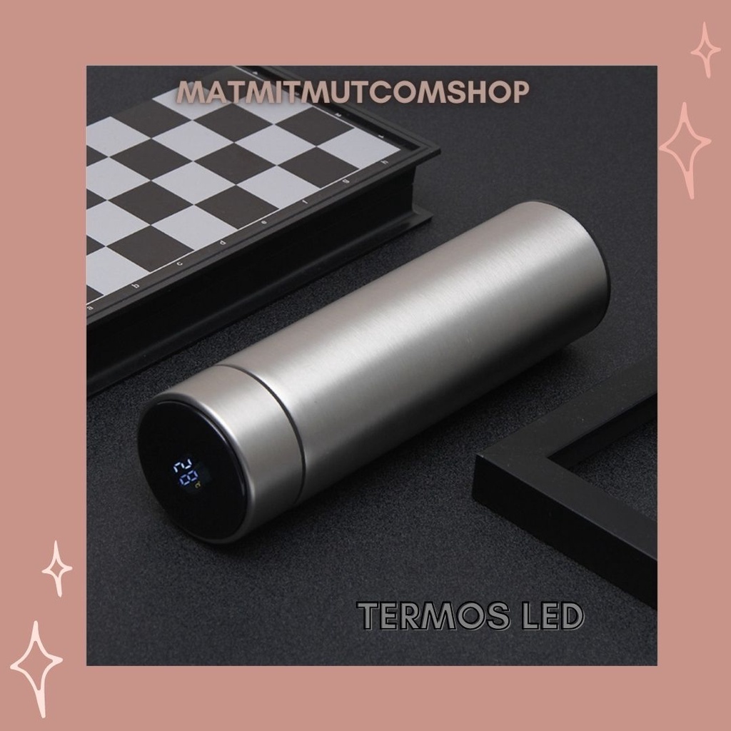 Jual Botol minum termos air panas dan dingin termos LED ada penunjuk ...