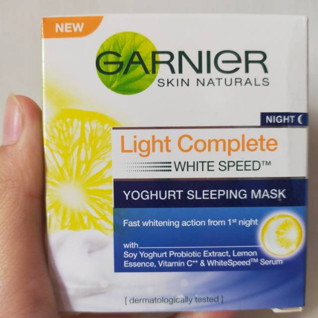 Jual Garnier Light Complete white speed Yoghurt Sleeping Mask Night ...