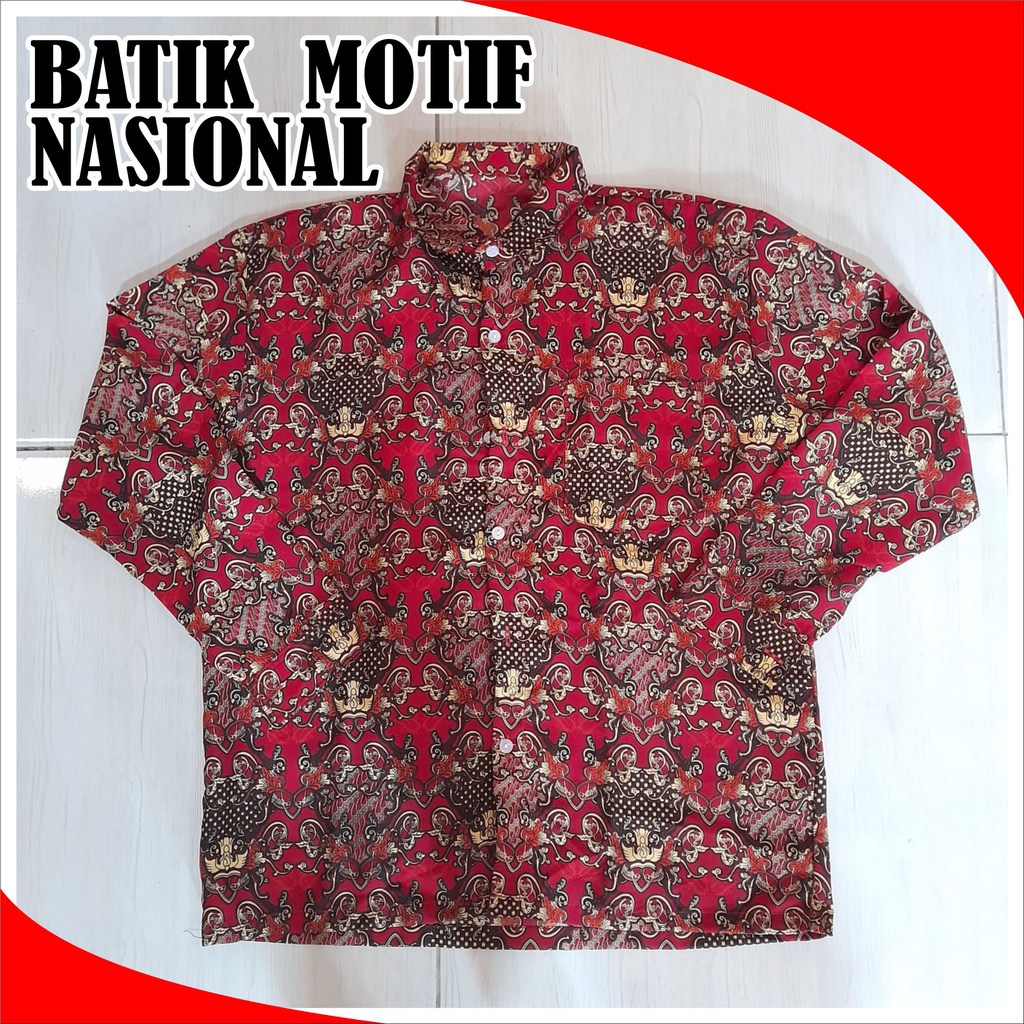 Jual SERAGAM BATIK SEKOLAH SISWA SD SMP SMA BISA REQUEST MOTIF | Shopee ...