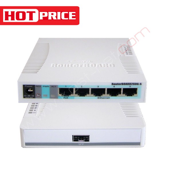Jual MikroTIK RB260GS Switch Gigabit 5 Port | Shopee Indonesia