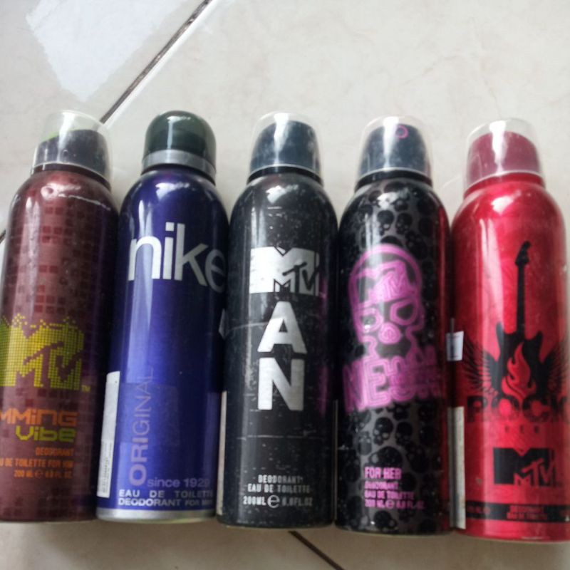 Jual Mtv & nike body spray 200ml | Shopee Indonesia