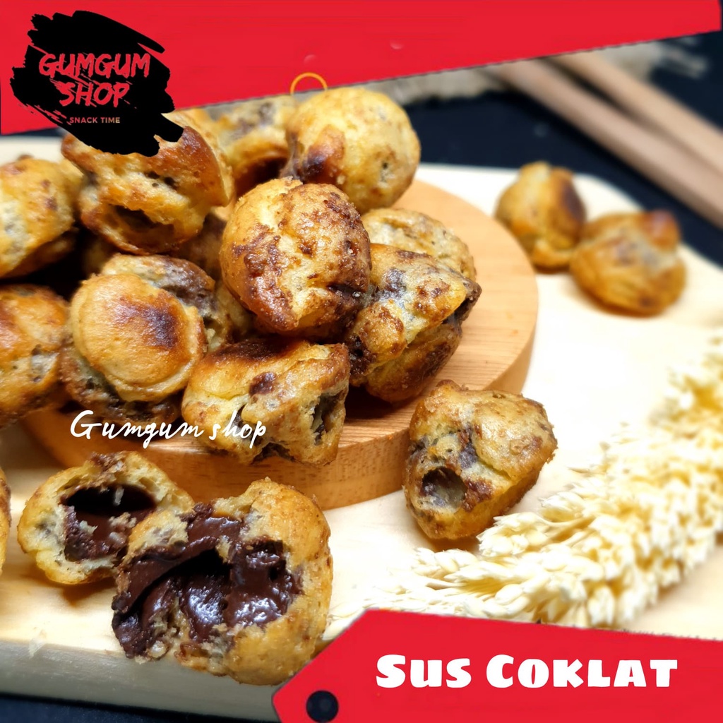 Jual Kue Sus Coklat 250 Gram Kue enak coklat Cemilan Camilan Jajanan ...