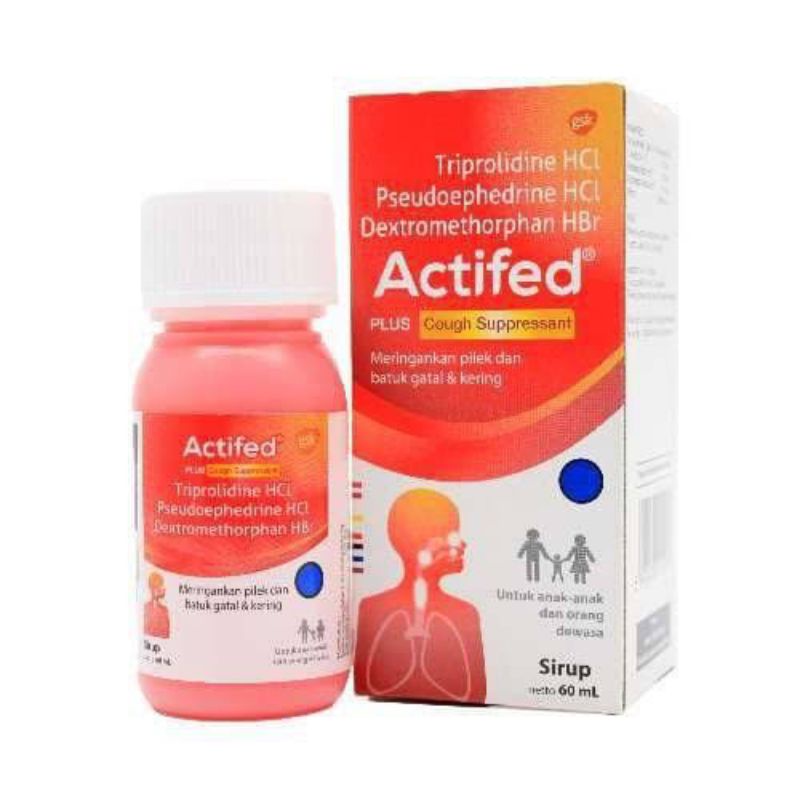 Jual ACTIFED DM SYRUP 60ML | Shopee Indonesia