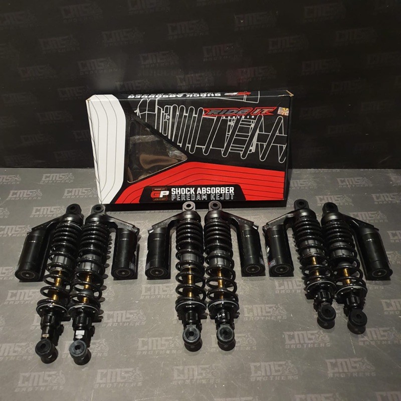 Jual Shockbreaker Shock Tabung Ride It GP Premium Double Click 280mm ...