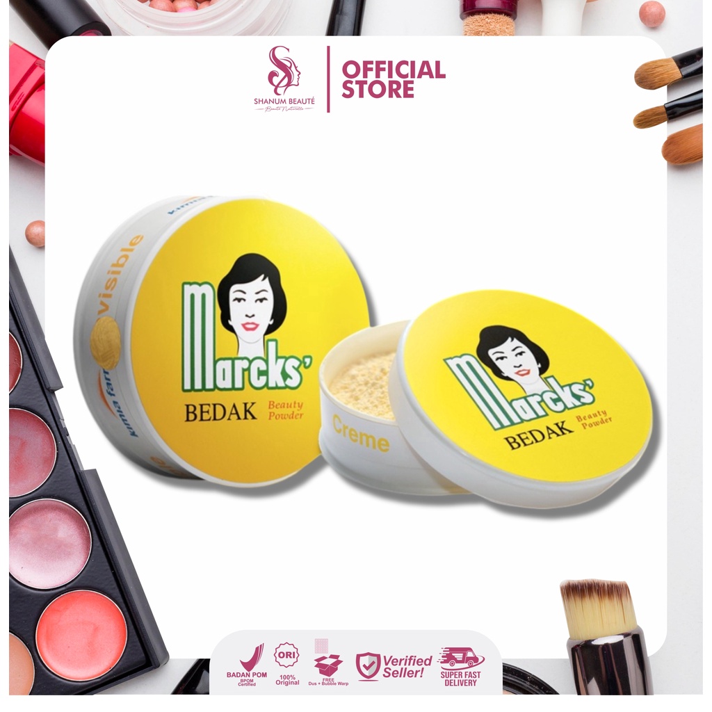 Jual Marcks Bedak Classic - Bedak Tabur Marcks 40 gr | Shopee Indonesia