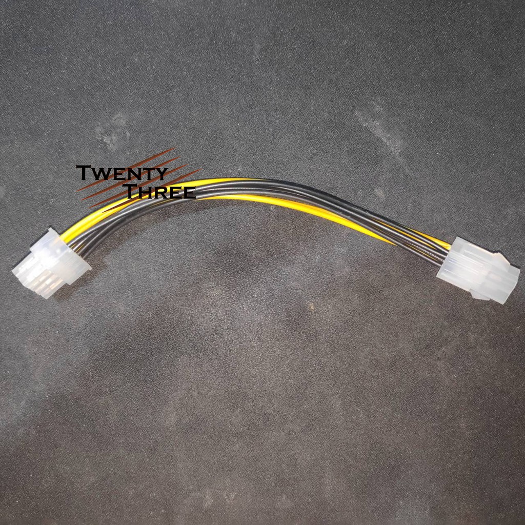 Jual Kabel Adapter 4 pin to 8 pin pada PSU ATX mobo motherboard CPU ...