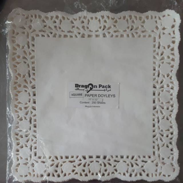 Jual Paper Dolies / Doyleys Square "10x10" (10lembar) | Shopee Indonesia