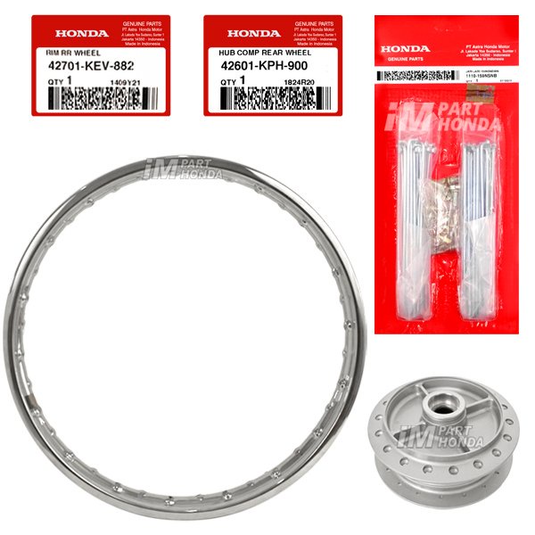 Jual 1110-159NSNB 42601-KPH-900 42701-KEV-882 Ruji Velg Tromol Belakang ...