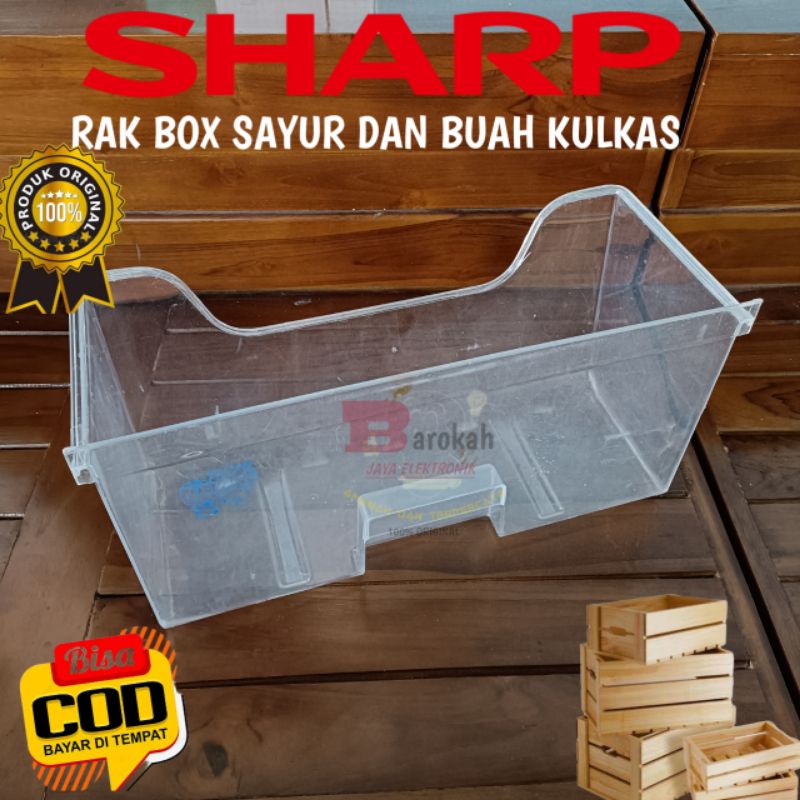 Jual RAK BOX SAYUR DAN BUAH KULKAS SHARP 1 PINTU ORIGINAL | Shopee ...