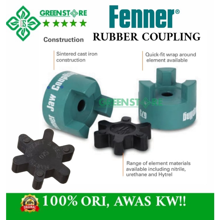 Jual FENNER RUBBER ONLY L0100 JAW COUPLING FENNER ELEMENT ONLY | Shopee ...