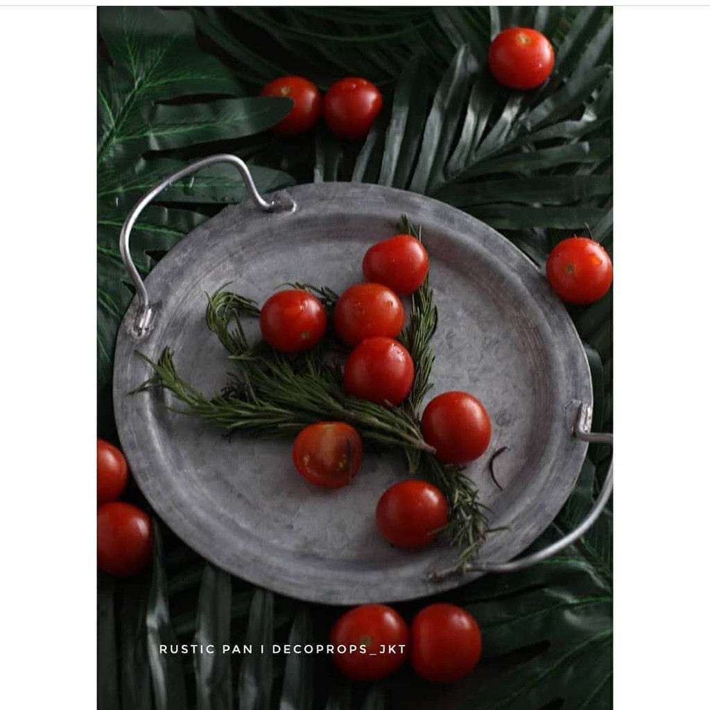 Jual Rustic Pan / Props Photography / Pan Plate Rustic / Props Foto ...