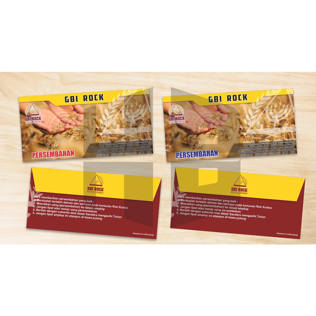 Jual Amplop Persembahan GBI ROCK Kota Damai | Shopee Indonesia