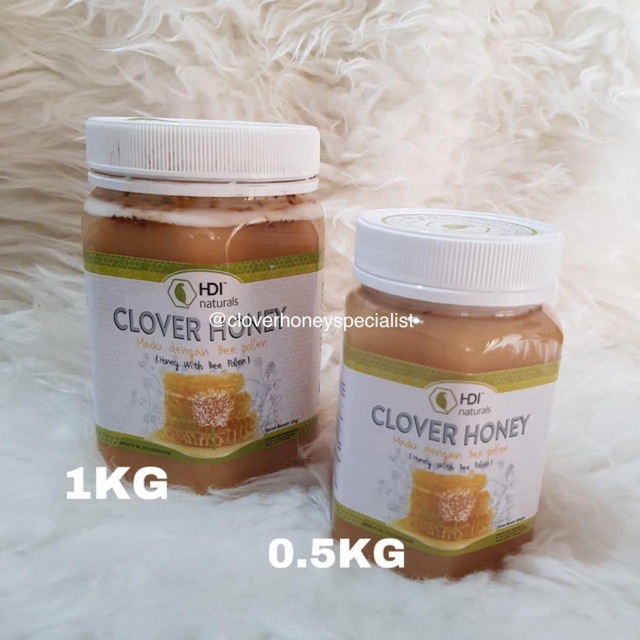 Jual HDI Madu Clover Honey 1kg (100% ORI) | Shopee Indonesia