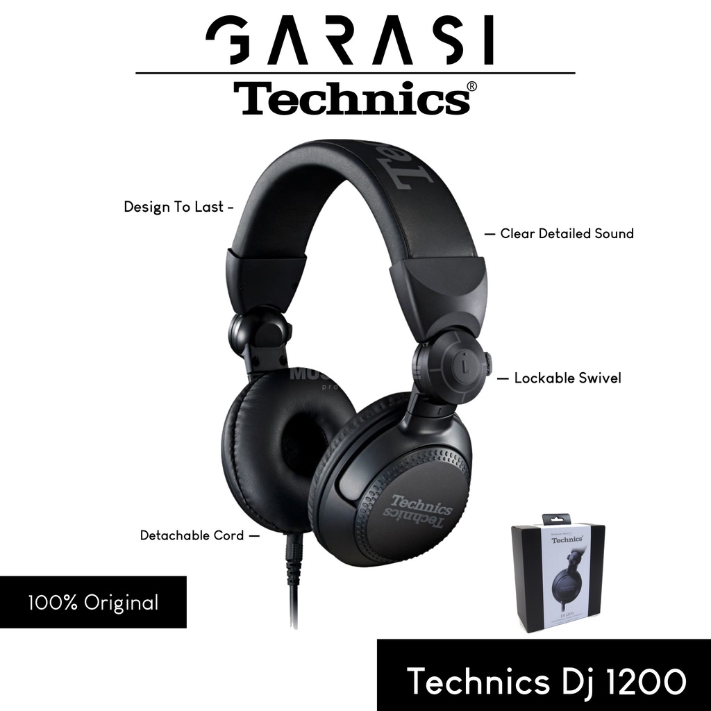 Jual Technics DJ 1200 DJ1200 Headphone For DJ | Shopee Indonesia