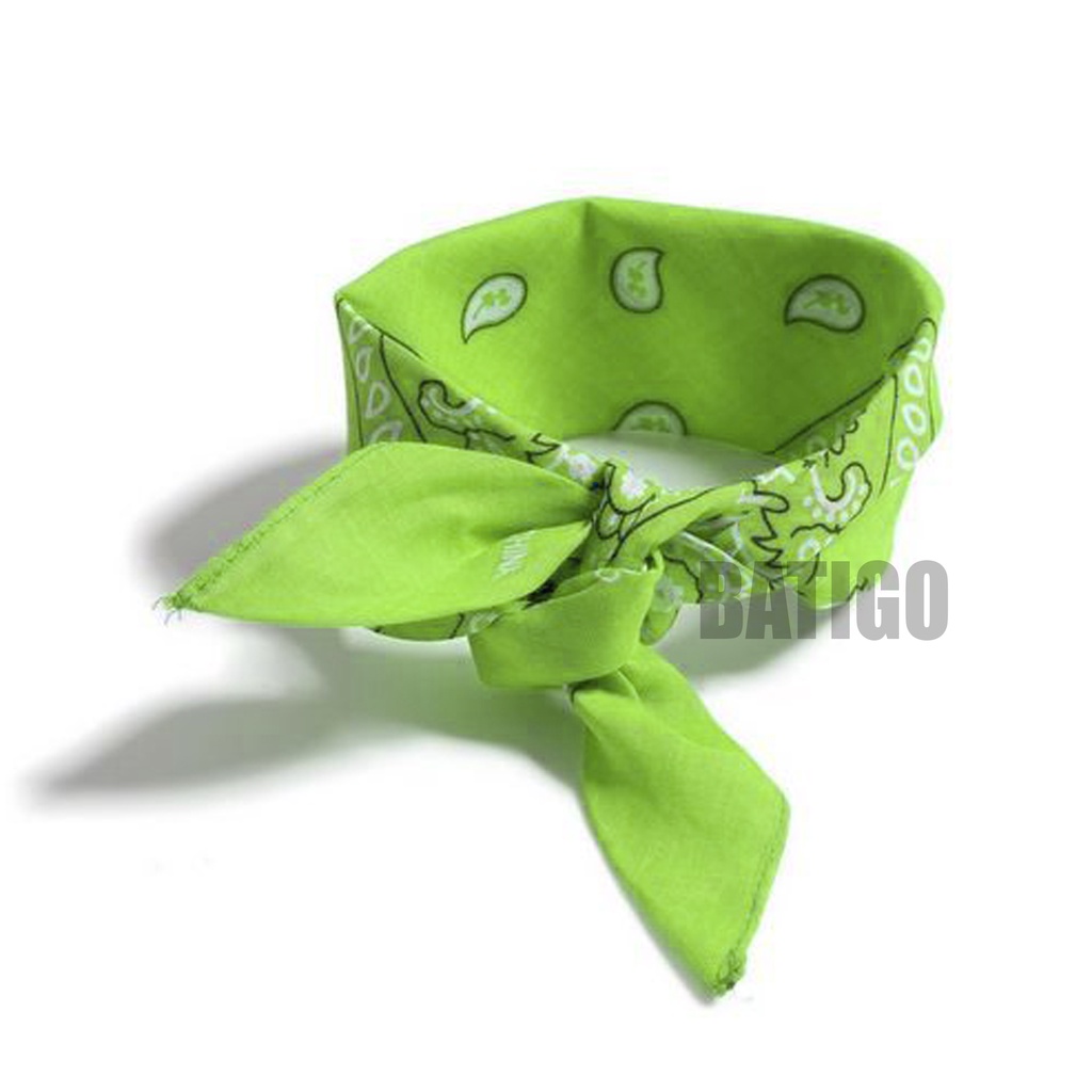 Jual BATIGO - Bandana Slayer Masker Mulut Patern Paisley Greenlame ...