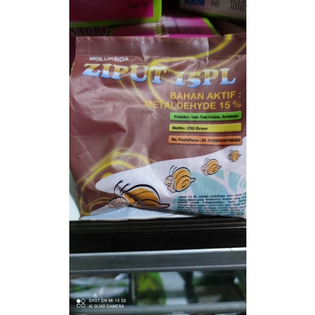 Jual ZIPUT 250GRAM moluksida metaldehyde 15PL obat keong siput | Shopee ...