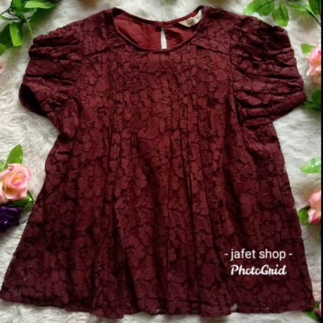 Jual Terracotta color in women's blouse | Shopee Indonesia