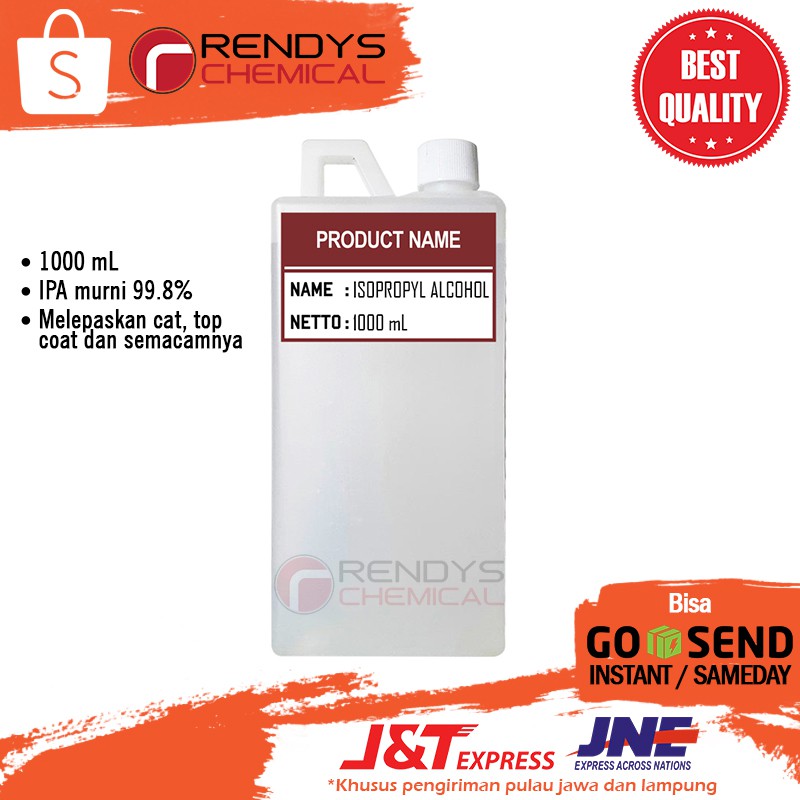 Jual Isopropyl Alcohol / IPA - 1 Liter | Shopee Indonesia