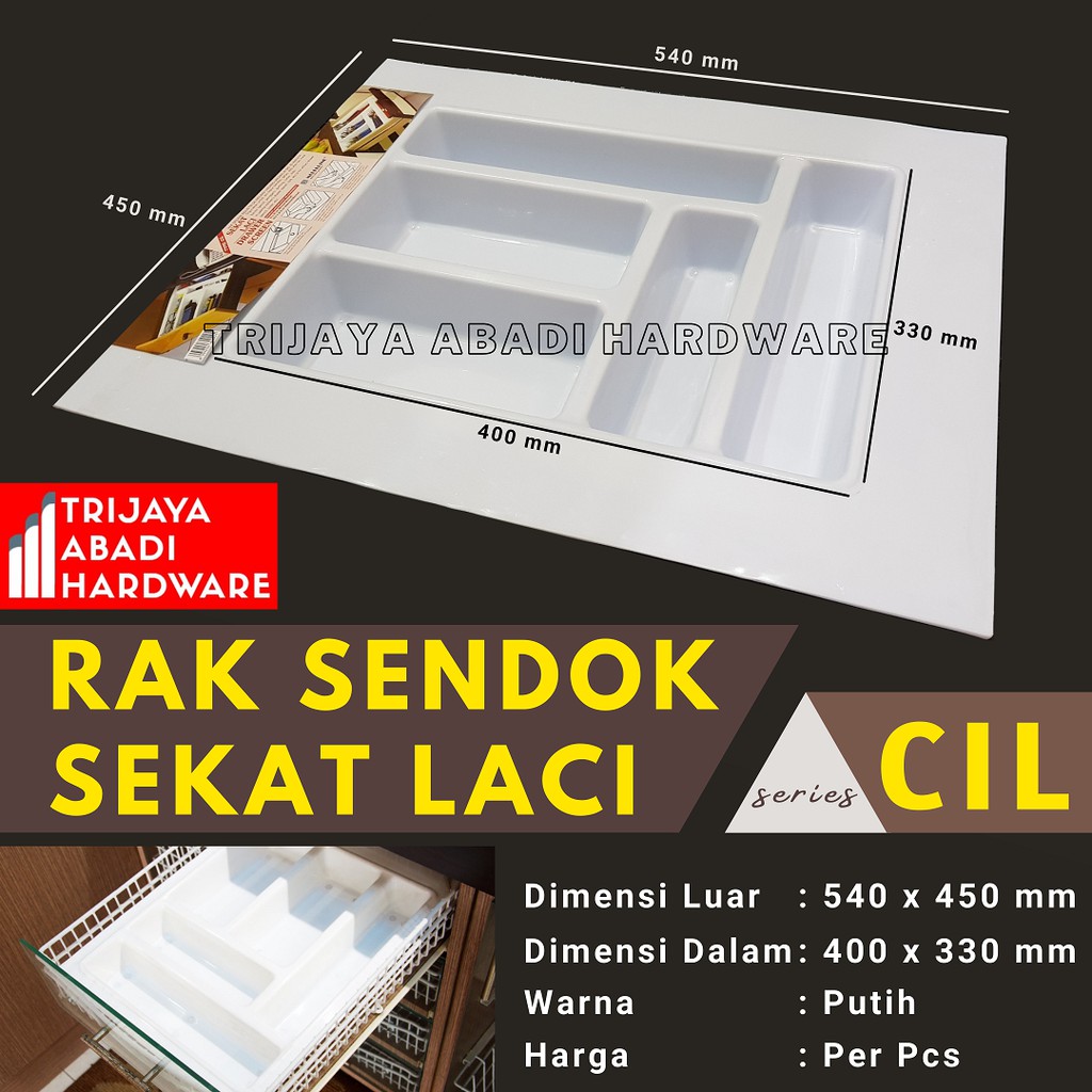 Jual Rak Sendok Sekat Laci CIL - Modelline Drawer Screen | Shopee Indonesia